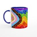 Aboriginal Artwork | Equality LGBTQIA Inclusive Pride Flag | Ceramic M ...