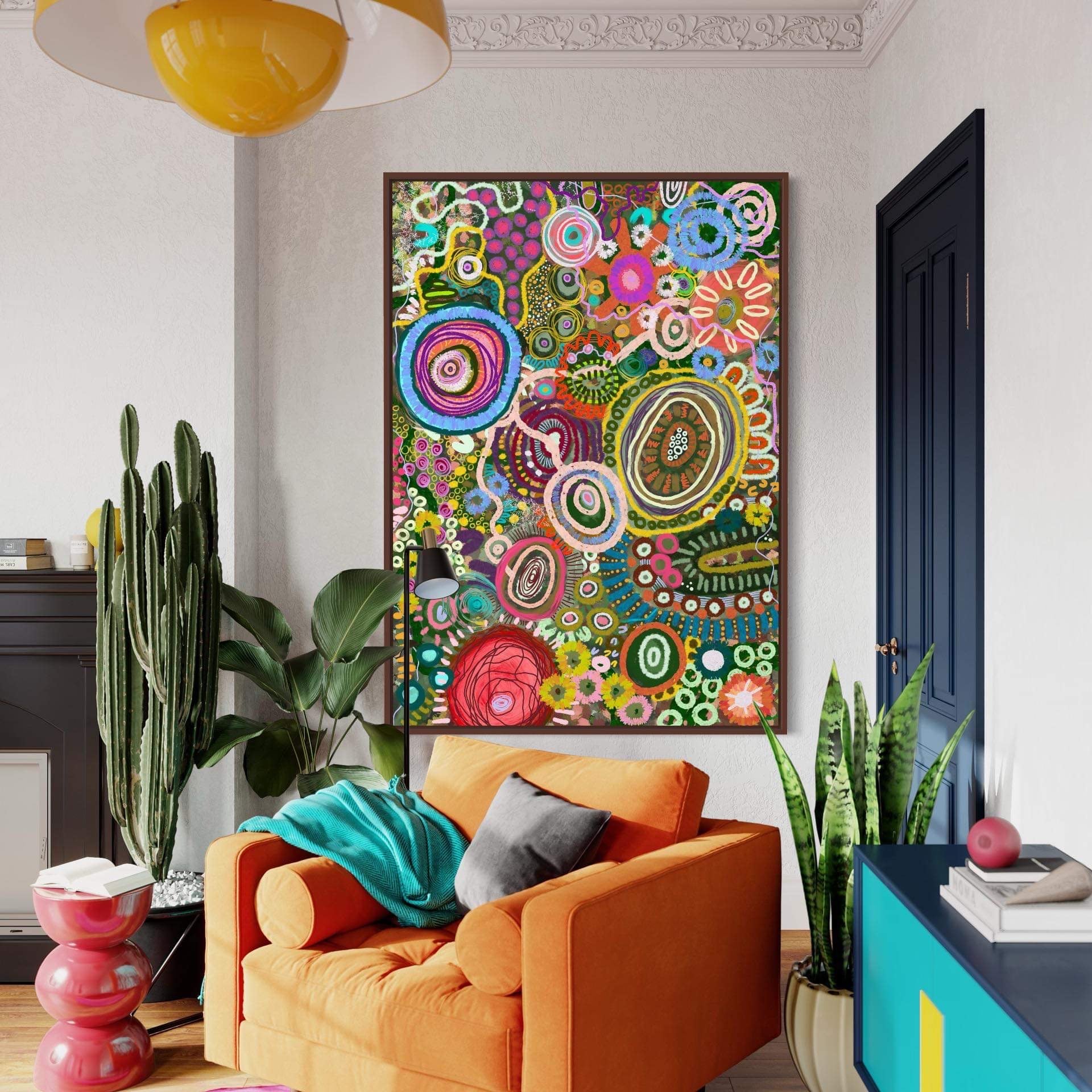 Aboriginal Art | Gabargabar Yirrayirra Birramal Dhaagun | Wayde Clarke ...