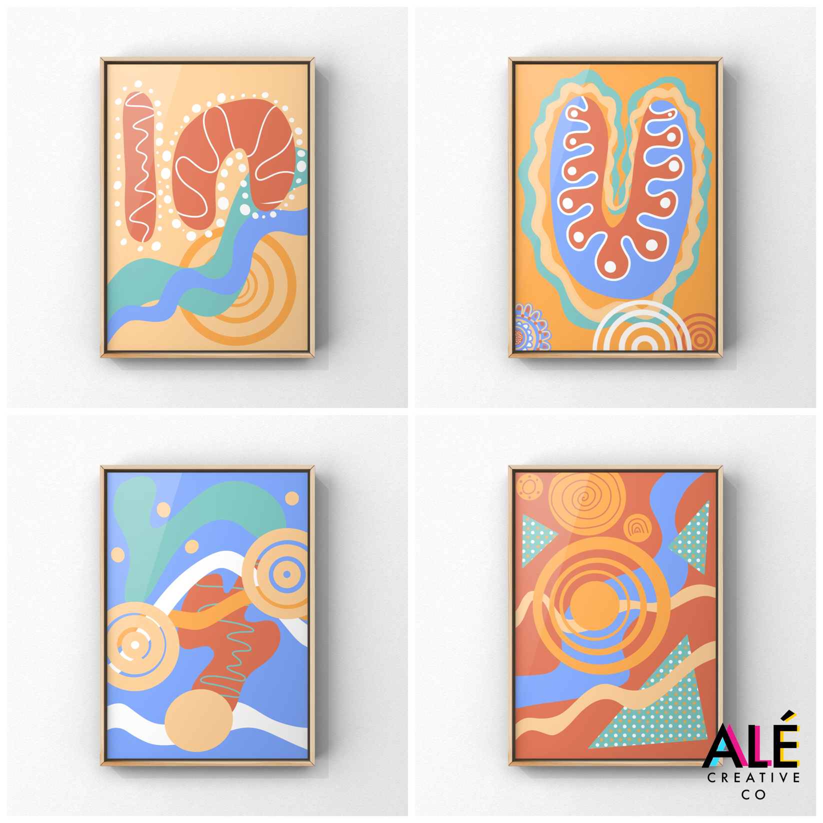 Aboriginal Art Print | Story Collection | Wayde Clarke | Alejandro Lauren