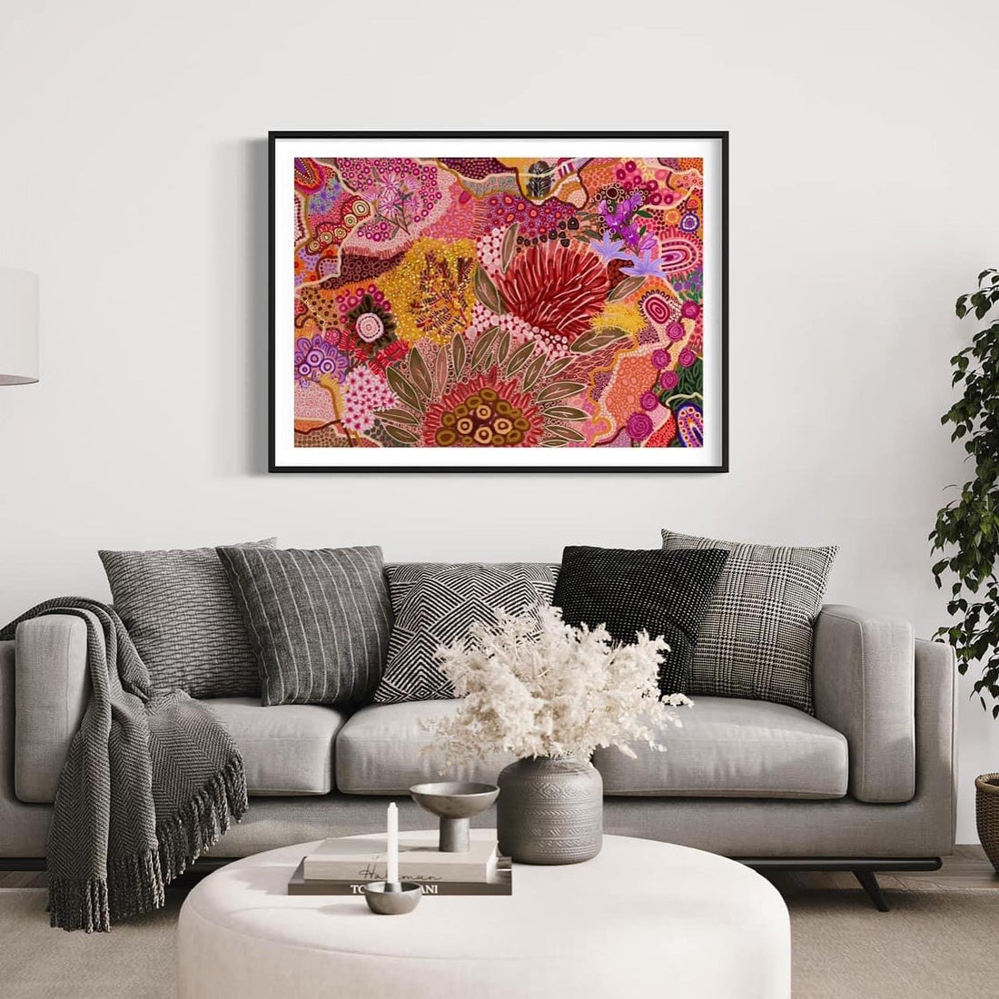 Aboriginal Art Print | Beautiful Native Flowers| Wayde Clarke ...