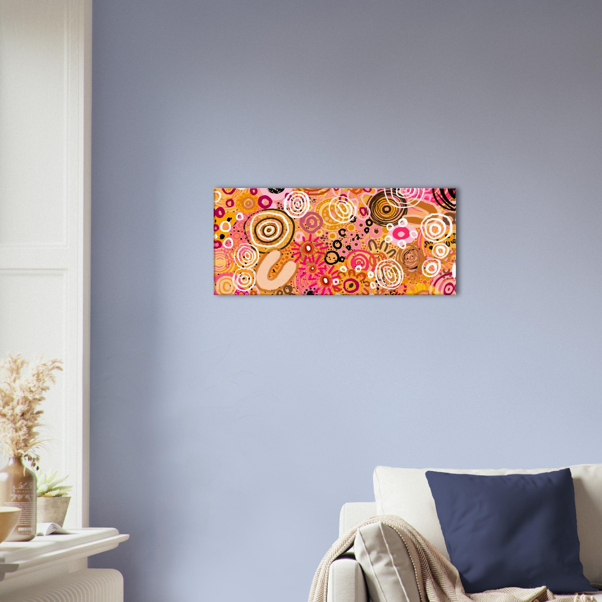 Aboriginal Art Canvas | Just the Two of Us | Wayde Clarke | Alejandro ...