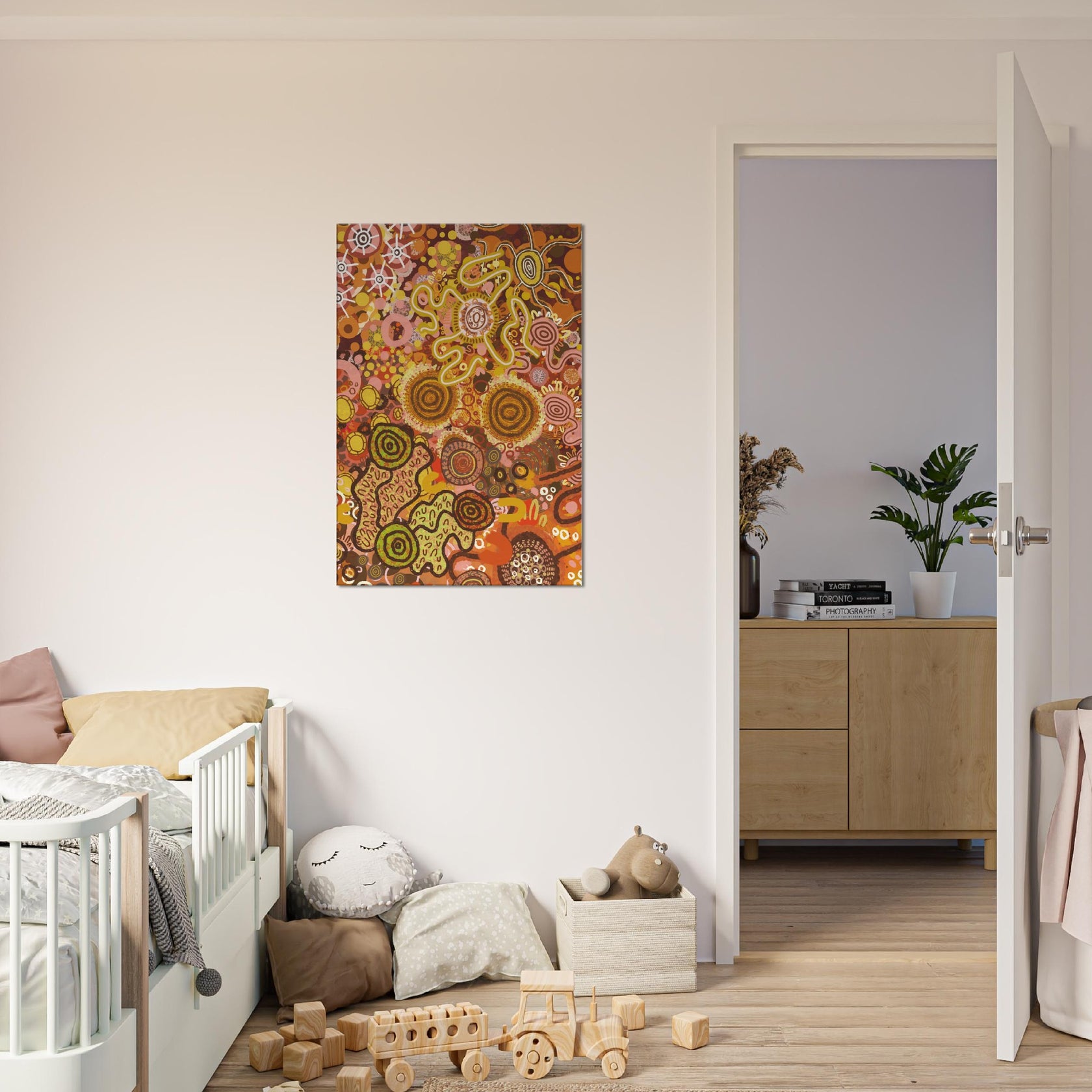 Aboriginal Art Canvas | Autumn | Wayde Clarke | Alejandro Lauren