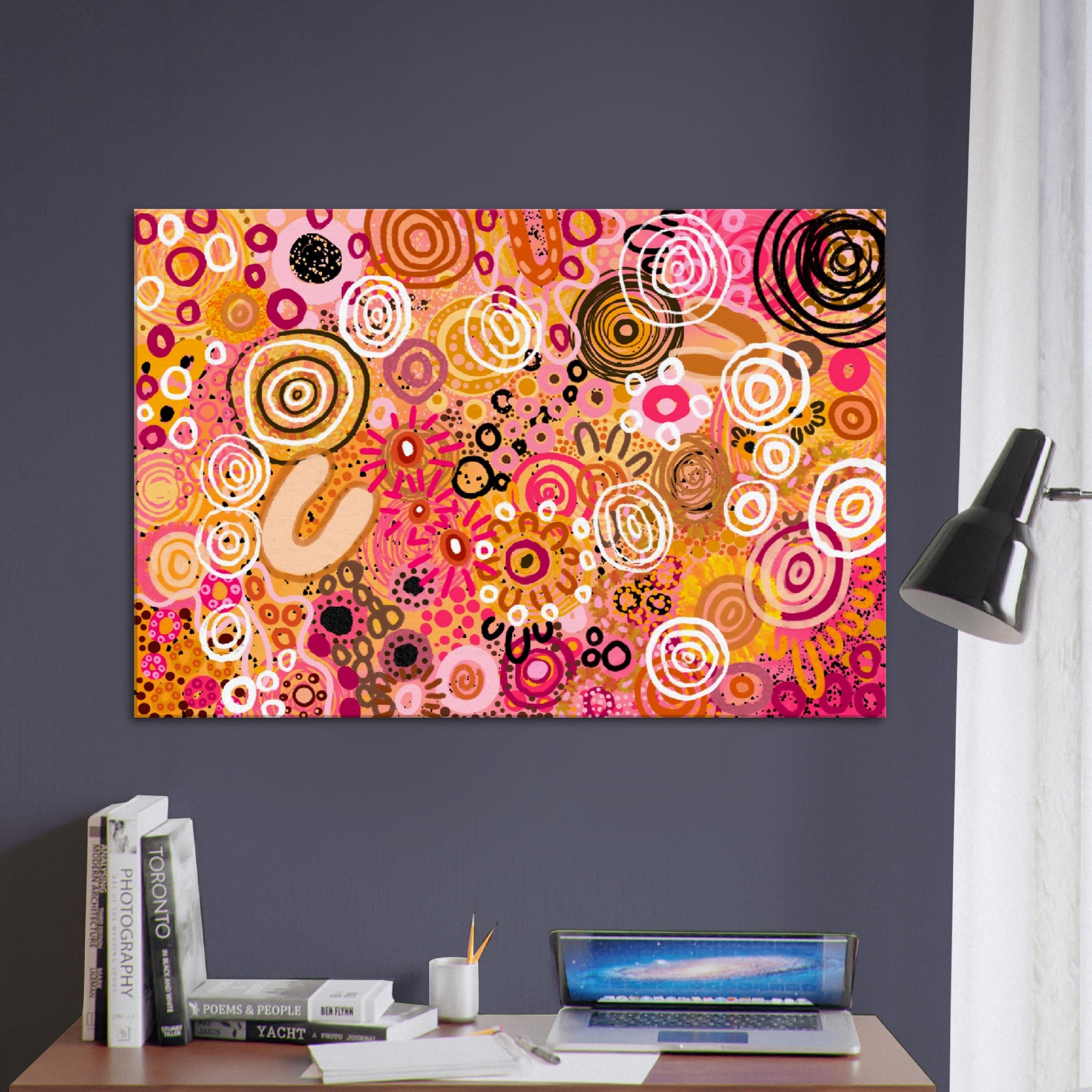 Aboriginal Art Canvas | Just the Two of Us | Wayde Clarke | Alejandro ...
